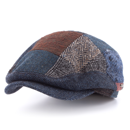 Кепка Stetson Driver Cap Patchwork (navy/brown) - купить в интернет ...